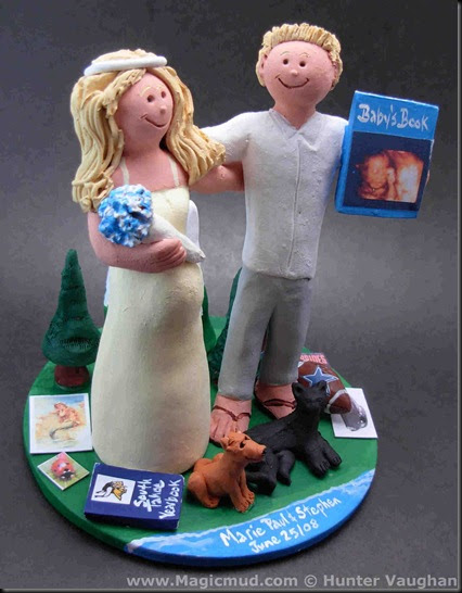 custom wedding cake toppers: Wedding Cake Topper of the Day ...